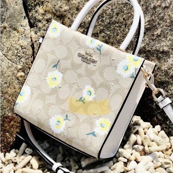 Coach | Bags | Coach Mini Cally Crossbody In Signature Canvas With ...